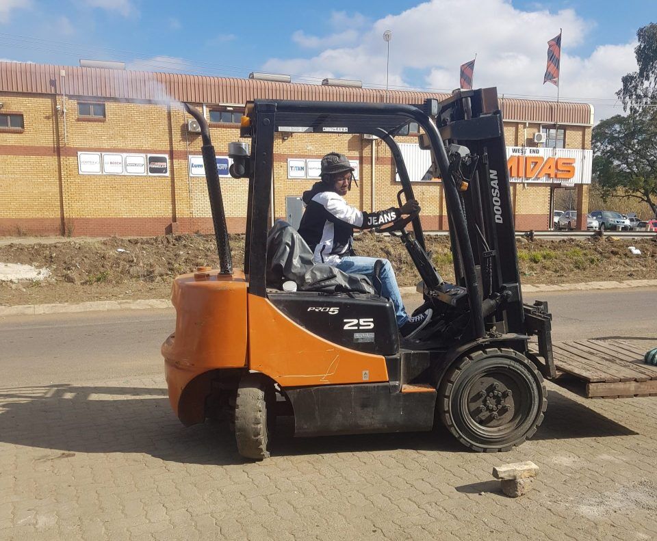 Forklift F1-F4 Training At Ellena Training Institute
