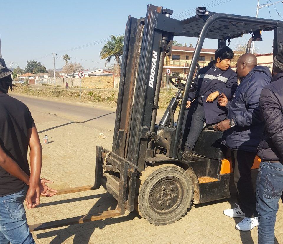 Forklift F1-F4 Training At Ellena Training Institute